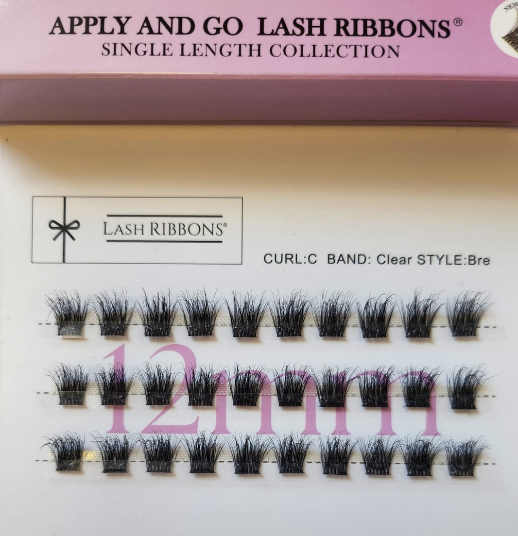 Pre-Glued Self Adhesive Eyelashes, Lash Clusters by Lash Ribbons®
