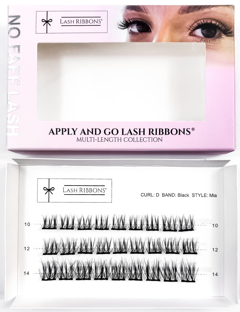 Cluster Lashes, DIY Eyelash Extensions At Home l Lash Ribbons – Lash ...